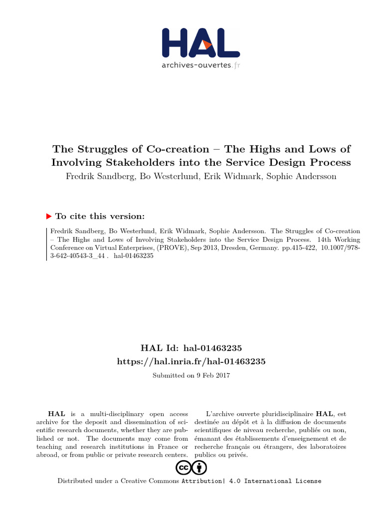The Struggles of Co Creation The Highs A | PDF | Knowledge | Experience
