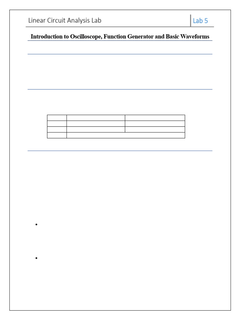 Lab 01 (2) | PDF | Amplitude | Electrical Impedance