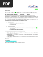 Dormant Account Reactivation Form | PDF | Finance & Money Management