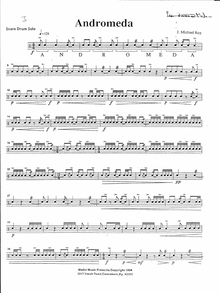 ANDROMEDA. J. M. Roy | PDF