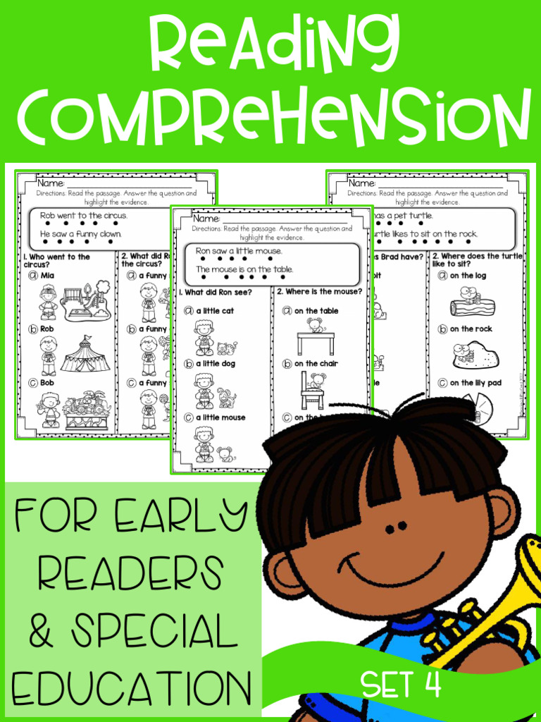 Early Readers Comprehension Set 4 | PDF | Home & Garden