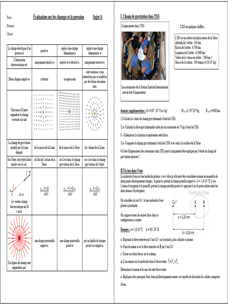 Pronote Fichiers Externes 94 | PDF | Champ (physique) | Masse
