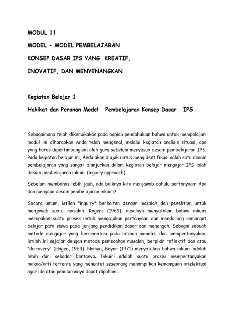 Konsep Dasar IPS | PDF