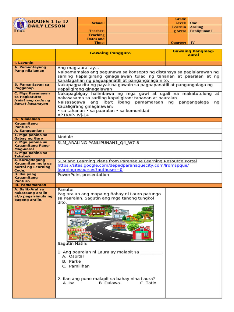Lesson Plan AP 1 Q4 | PDF