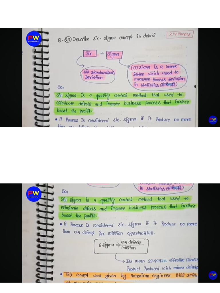 Six Sigma | PDF