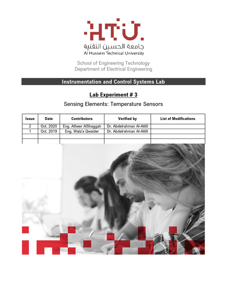 Exp_03_Temp Sensing Element | PDF | Thermocouple | Electronics