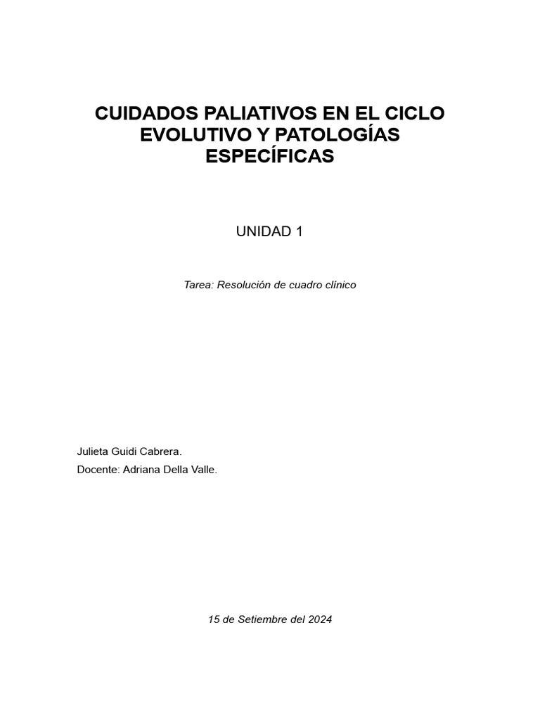 Resolucion de Caso Clinico Julieta Guidi | PDF | Cáncer | Cancer de ... Resolucion de Caso Clinico Julieta Guidi | PDF | Cáncer | Cancer de ...