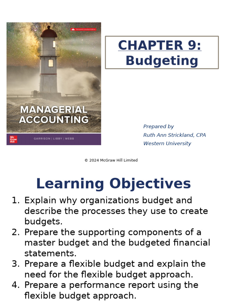 Garrison13ce PPT Ch09 | PDF | Expense | Cost Of Goods Sold