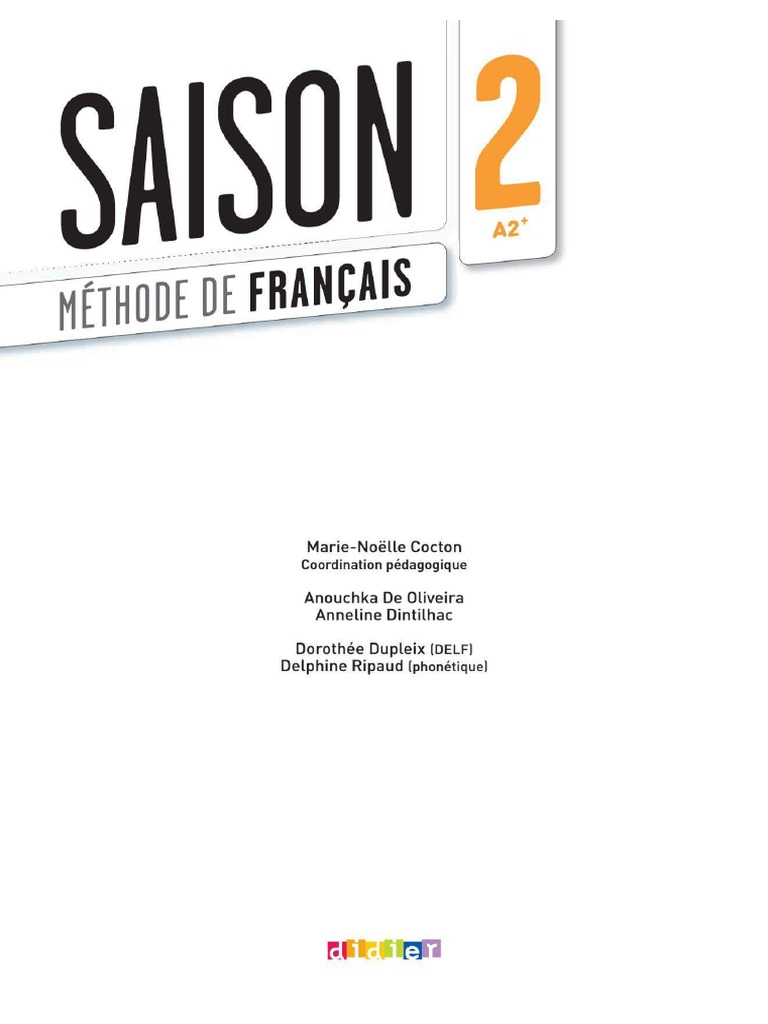 Saison 2 A2 Methode de Francais | PDF