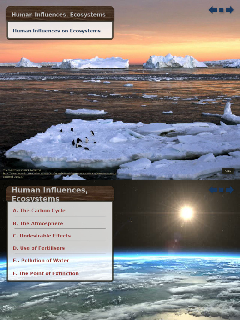 Human Impact on Ecosystems Explained | PDF | Carbon Dioxide | Ecosystem