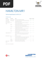 HAMILTON-T1 Ventilator Quick Guide | PDF | Breathing | Respiration