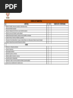 Check List de Areas Cafe | PDF | café