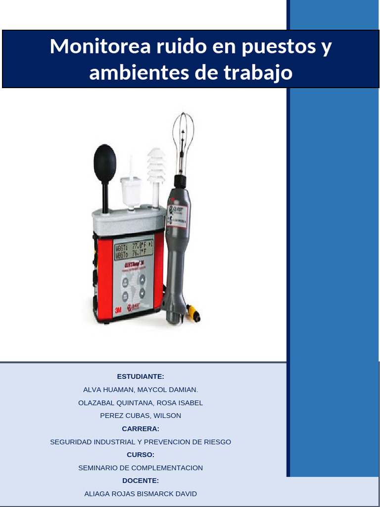 Monitoreo de Ruido | PDF | ruido | Temperatura