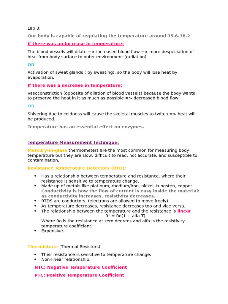 Lab 3 | PDF | Electrical Resistance And Conductance | Thermodynamics