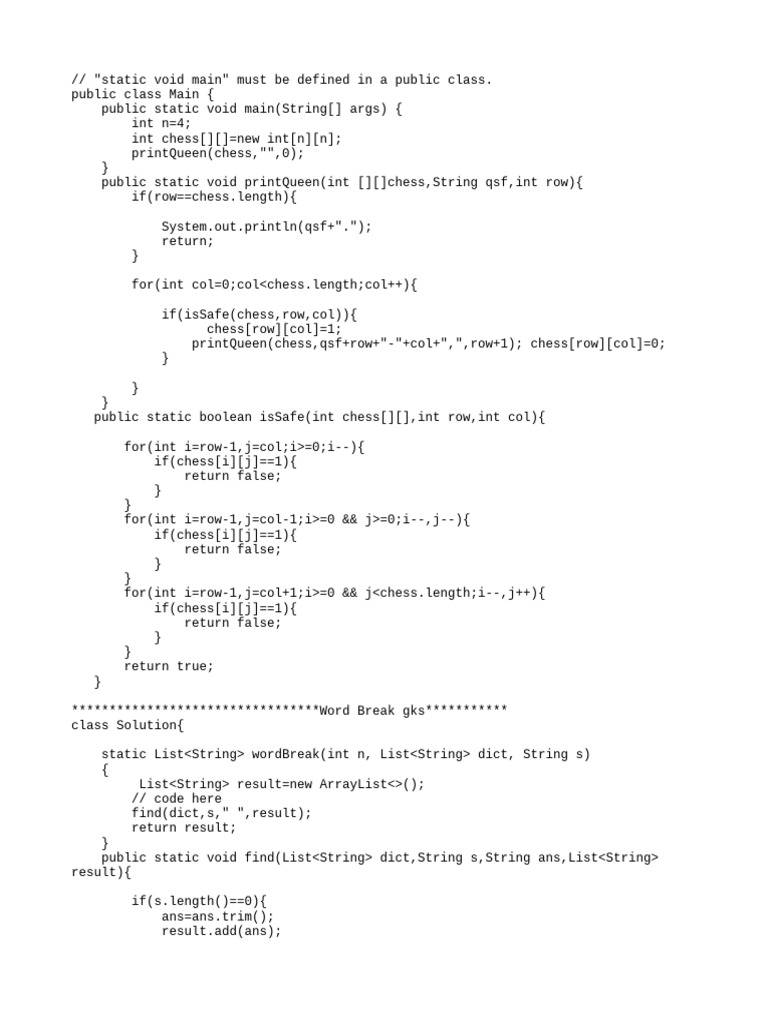 NQueen | PDF | Computer Programming | Software Engineering