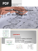 Building Drawing Basics & Symbols | PDF | Drawing | Civil Engineering