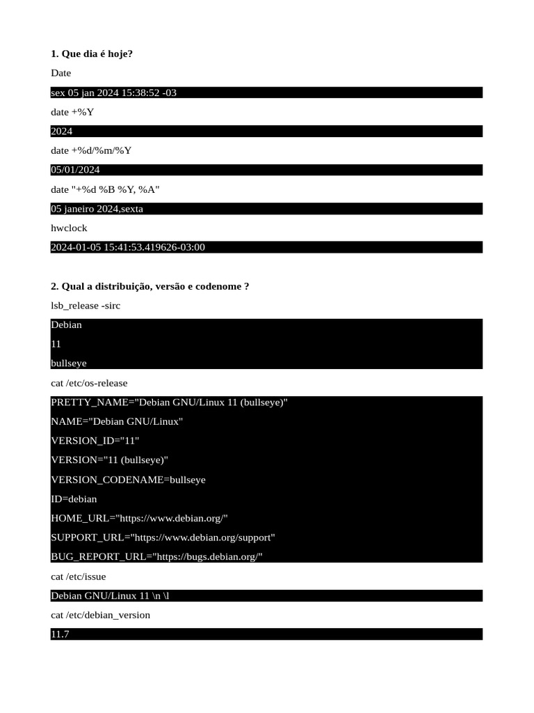 Atividade Linux | PDF | Software | Computer Networking