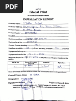 Installation Report Format | PDF | Service Industries | Computing