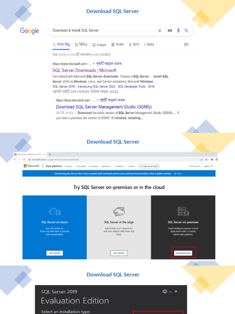 SQL Server Download and Installation Guide | PDF | Computers