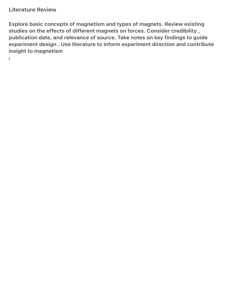 Literature Review | PDF | Social Science | Technology & Engineering