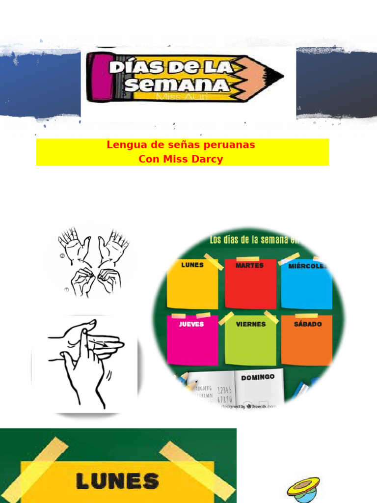 Clase 11 - Dias de La Semana y Meses Del Año | PDF