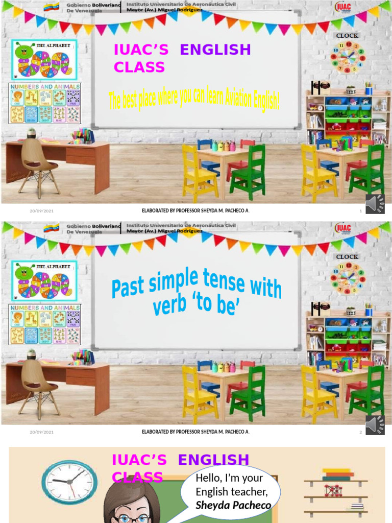 Past Simple With Verb - Be | PDF | English Language | Verb