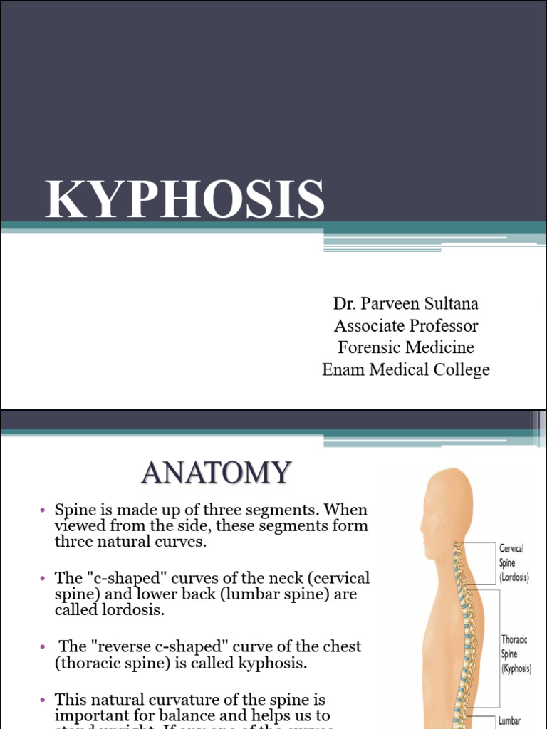 Kyphosis | PDF | Vertebral Column | Clinical Medicine