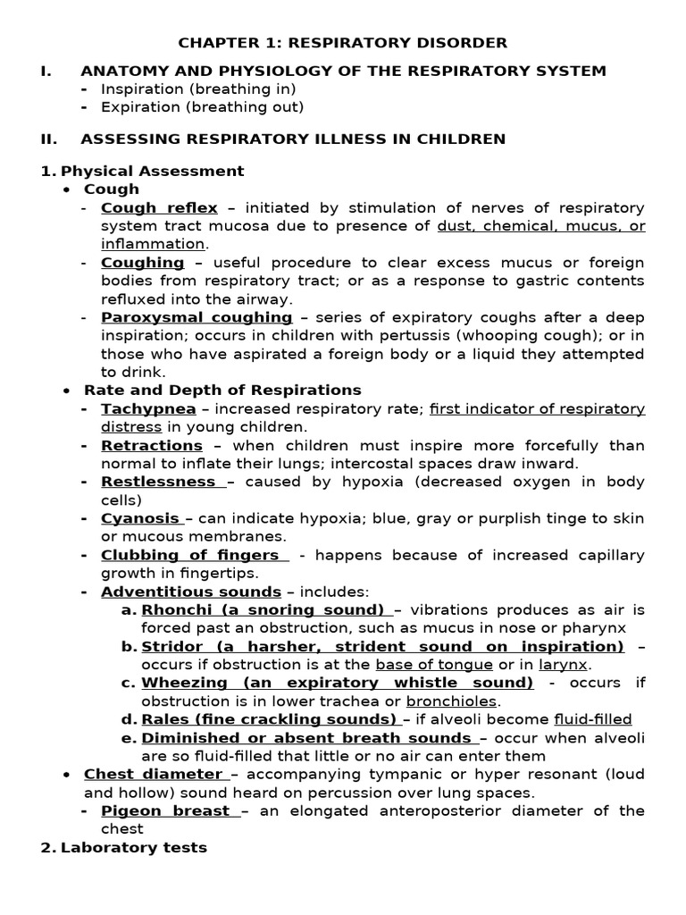 Chapter 40 Respiratory Disorders | PDF | Respiratory Tract | Asthma