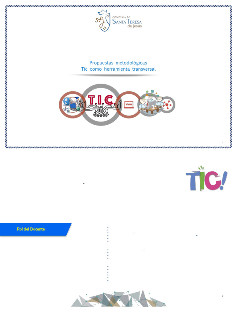 Metodologías TIC en Colegios Teresianos | PDF | Tecnología de ...