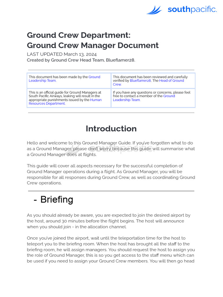 Ground Manager Guide | PDF | Airport | Aerospace