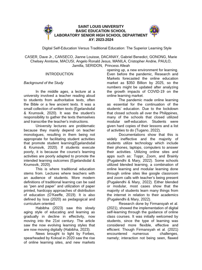 Grp. 2 - 11 Humss A - PR2 - '24 | PDF | Educational Technology ...