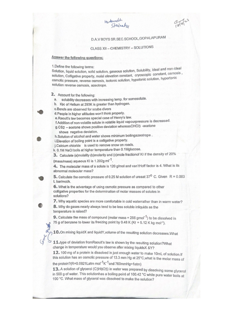 Dav Solutions Questions | PDF