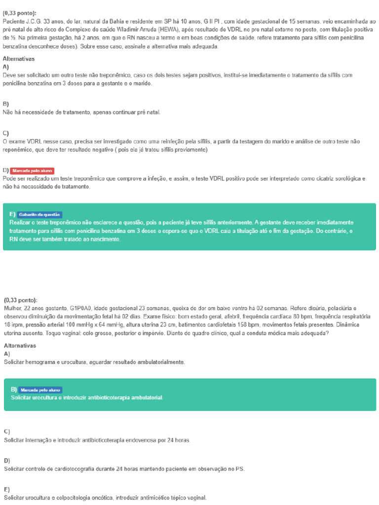 AVI Ginecologia Obstetricia LVI | PDF