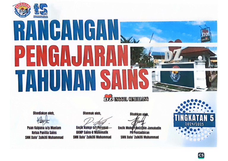 Cover RPT Biologi | PDF