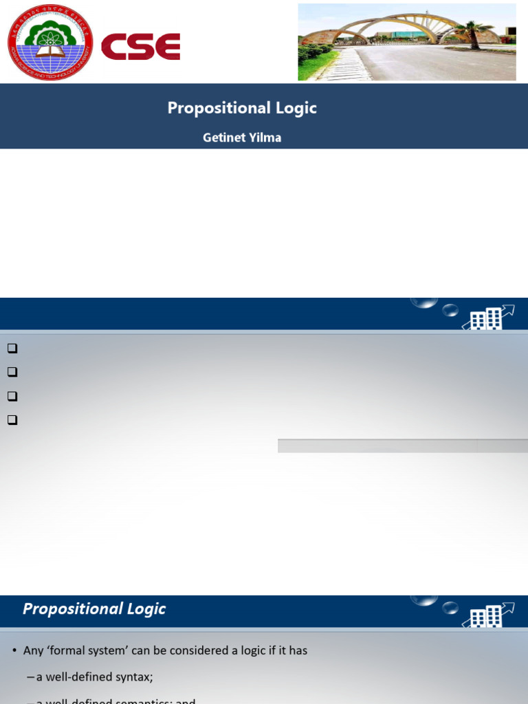 CH2 and CH3 | PDF | Logic | First Order Logic