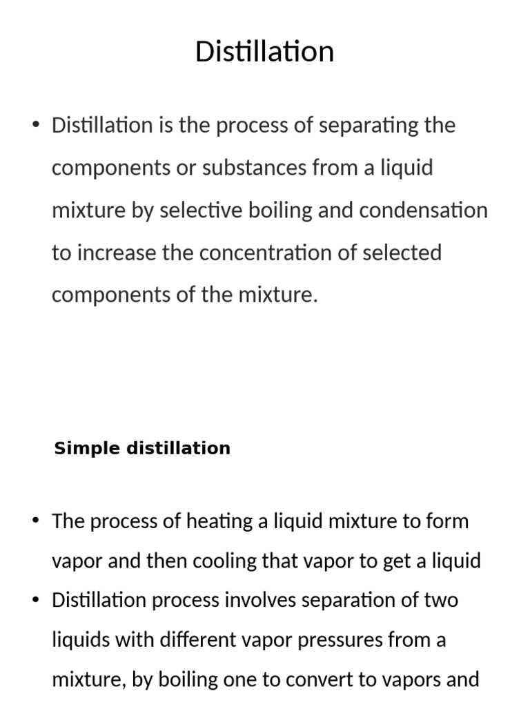 Distillation | PDF | Distillation | Liquids