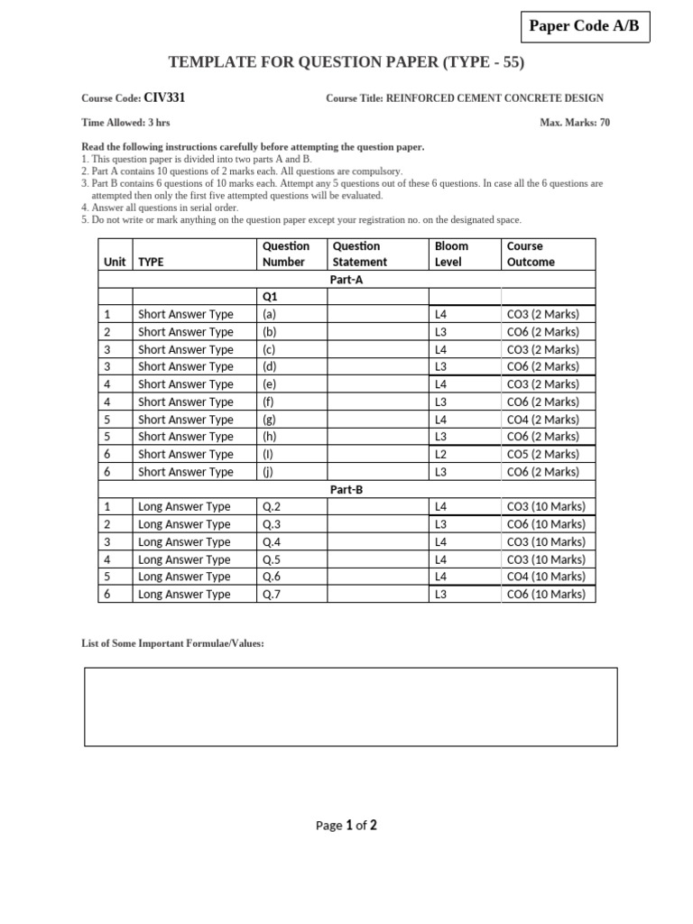 CIV331 (Template) | PDF | Computer Programming | Computing