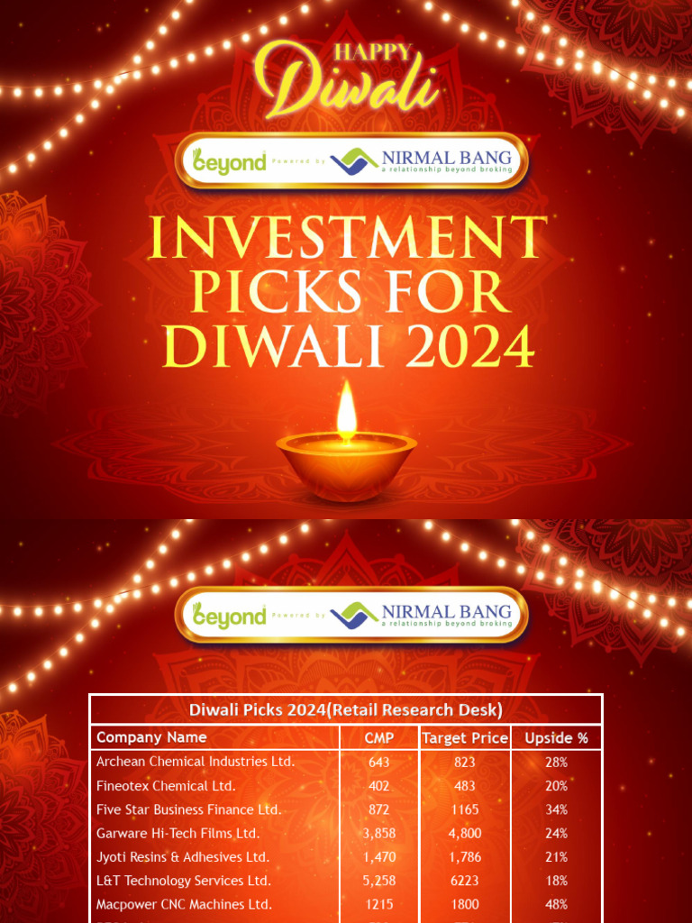 Nirmal Bang's Diwali Picks 2024 | PDF | Business