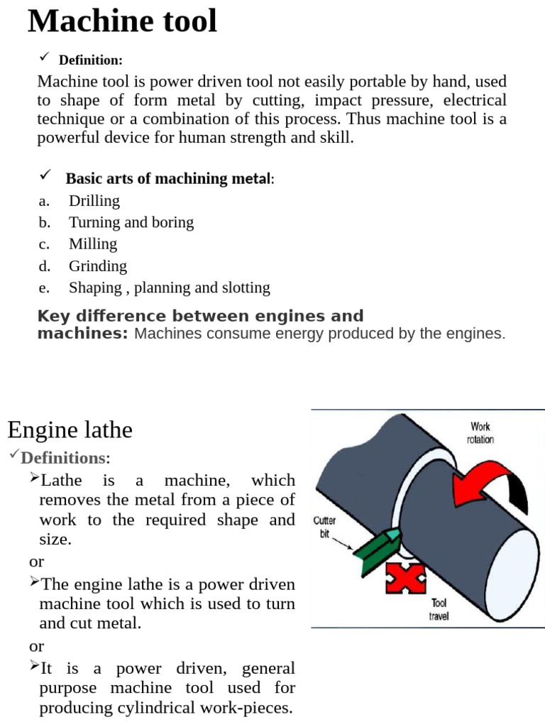 Lecture 1 Lathe Machine | PDF | Machining | Manufactured Goods