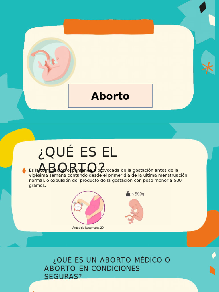 ABORTO | PDF | El embarazo | Aborto