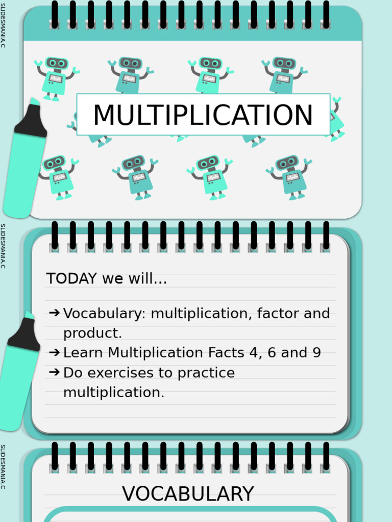 Multiplication Facts for 4, 6, and 9 | PDF | Multiplication ...