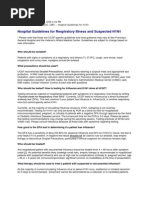 H1N1 Clinical Information Form | PDF | Influenza | Influenza A Virus ...