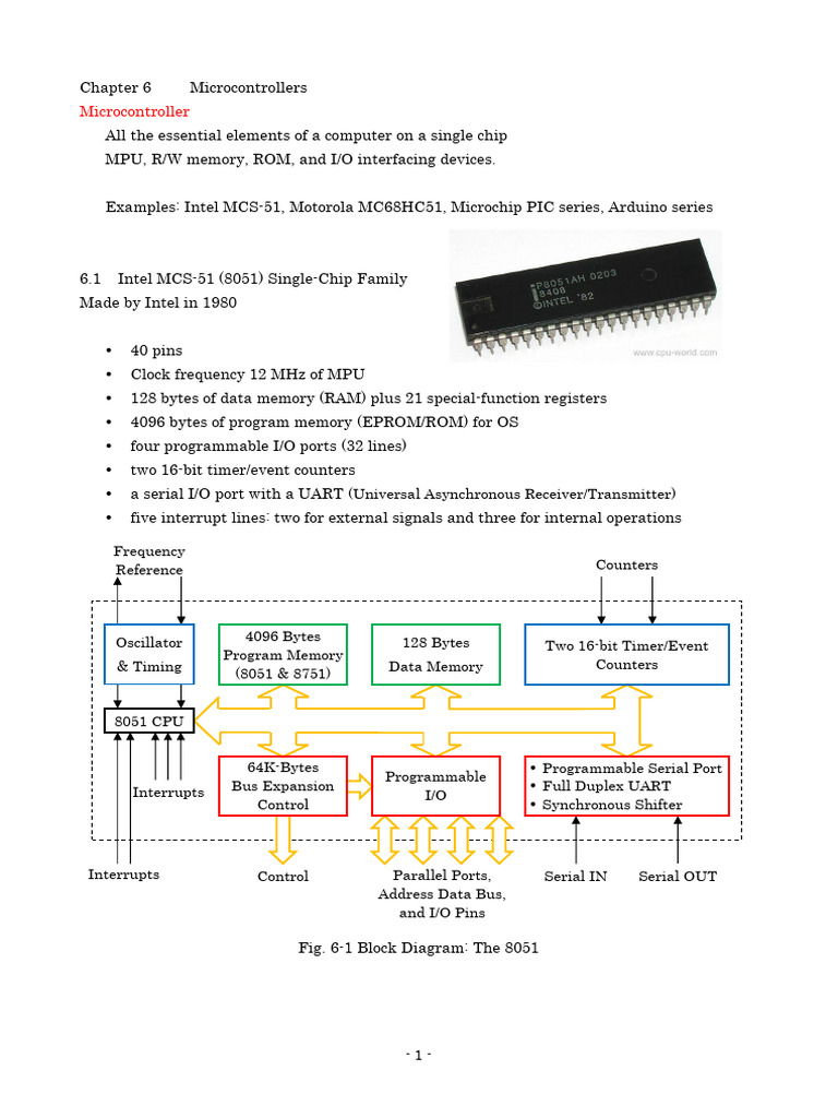 2024Microprocessor_BE3EC_Lecture_No.6 | PDF | Arduino | Microcontroller