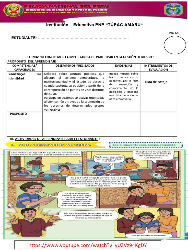 4to Grado DPCC Semana 08 IV Bimespdf | PDF | Reducción de Desastres | Riesgo