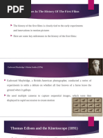 The History of Film Timeline | PDF | Cinema Of The United States