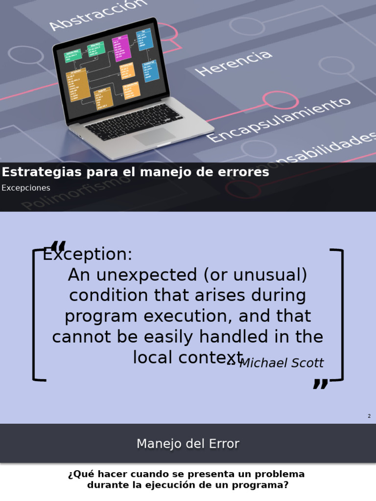 Manejo de Errores y Excepciones en Java | PDF | Java (lenguaje de ...
