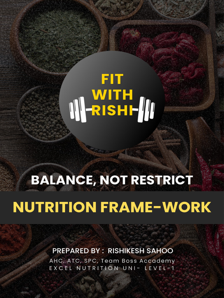 Nutrition Frame Work | PDF