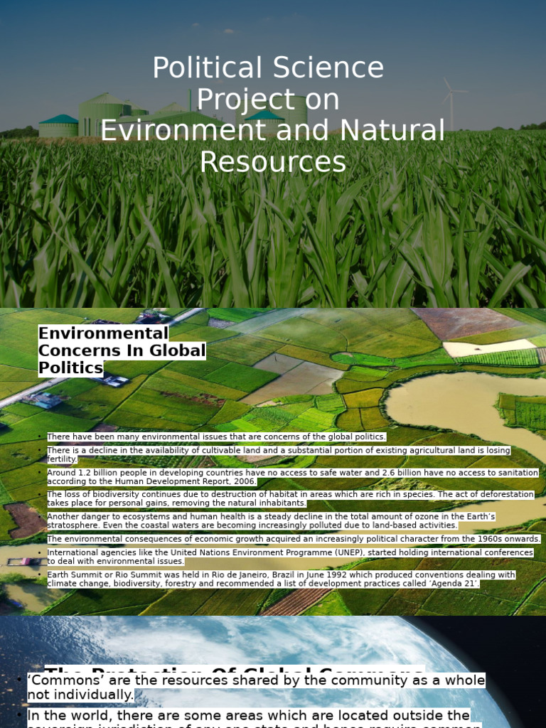 Political Science Project Nobu | PDF | Kyoto Protocol | Natural Environment
