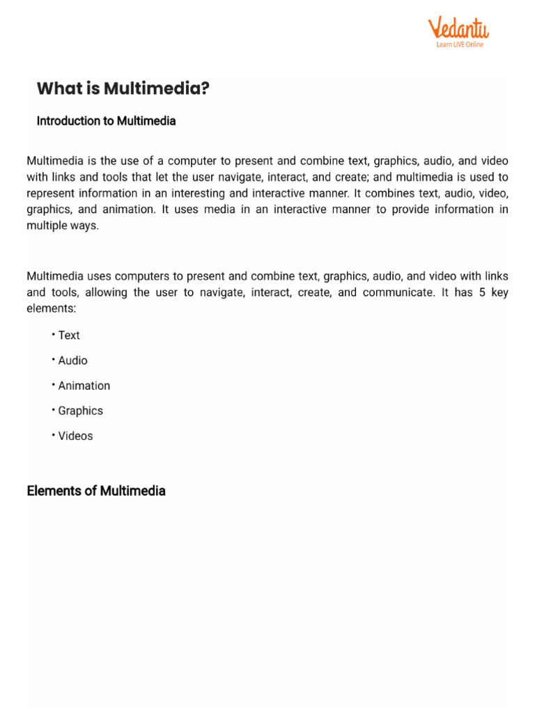 What Is Multimedia | PDF