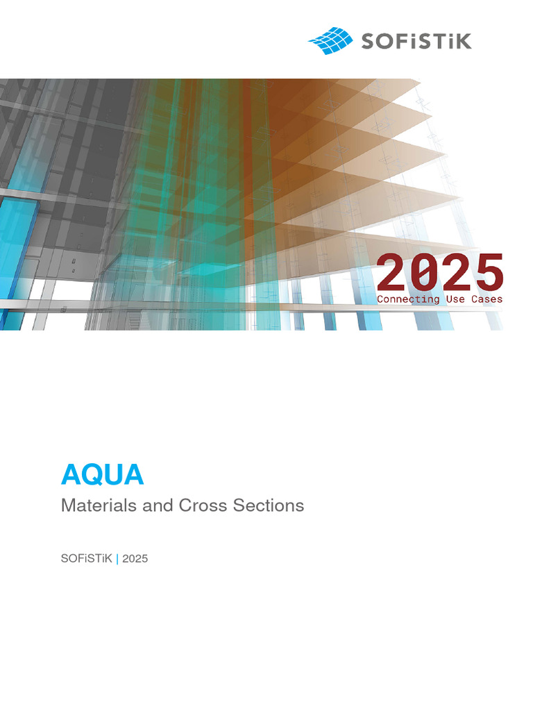 Materials and Cross Sections: Sofistik 2025 | PDF | Bending | Beam (Structure)